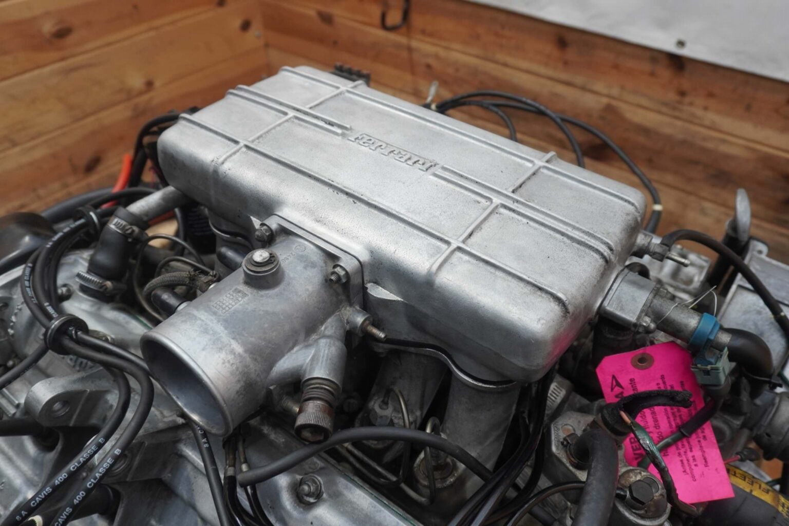 Crated And Ready! A Ferrari 308 GTSi V8 Engine + Transmission