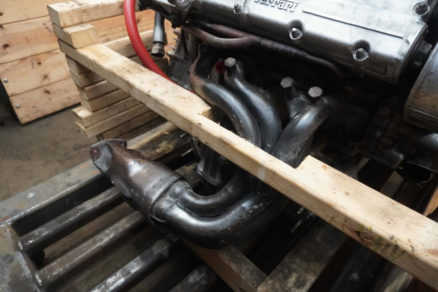 Crated And Ready! A Ferrari 308 GTSi V8 Engine + Transmission