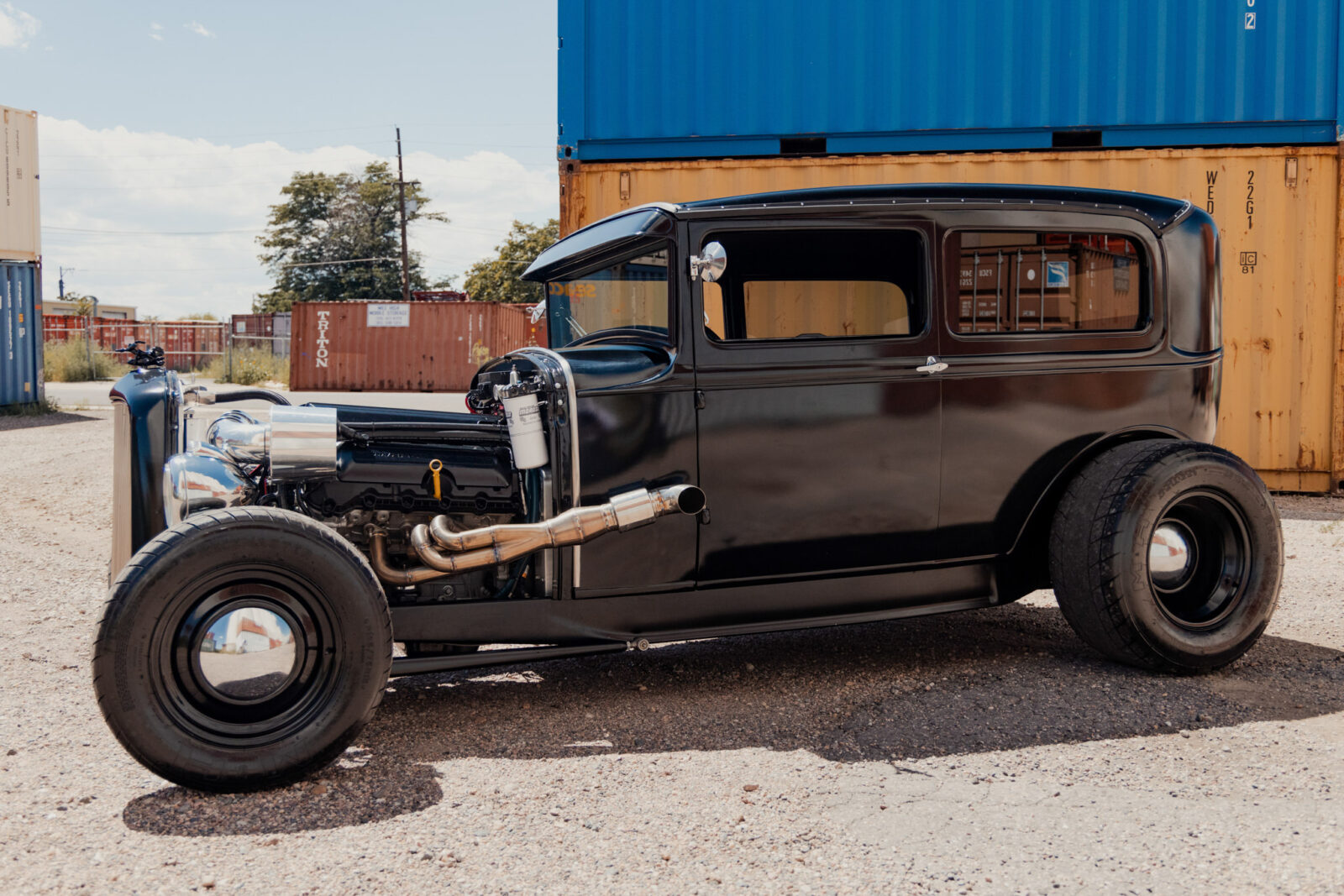 For Sale: A Coyote V8-Powered Ford Model A Tudor Hot Rod