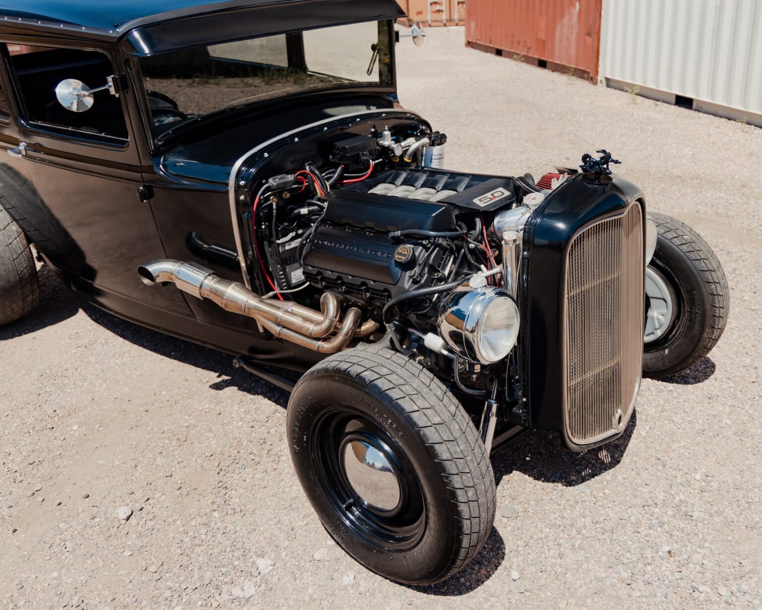 For Sale: A Coyote V8-Powered Ford Model A Tudor Hot Rod