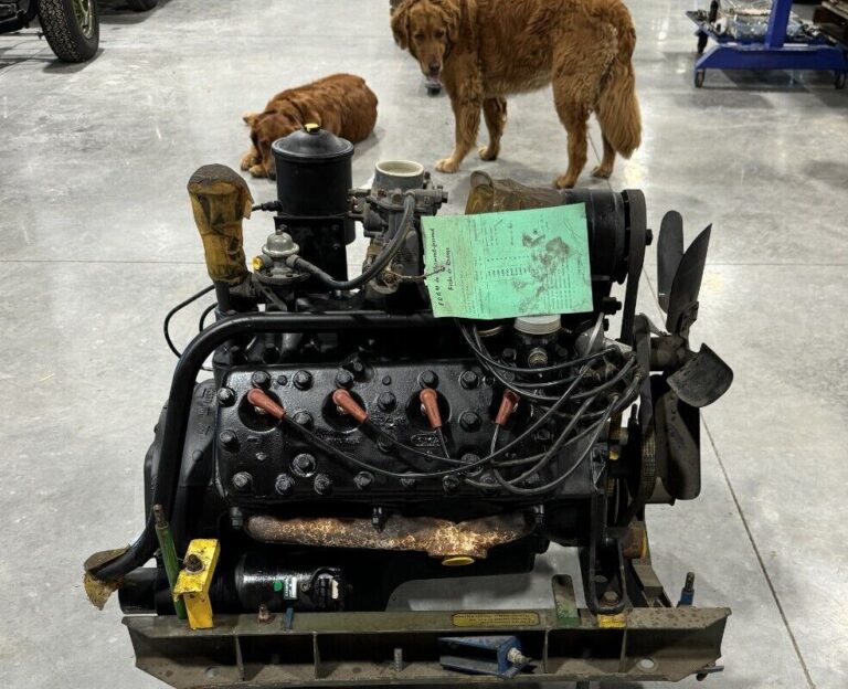 For Sale: A NOS French Ford Flathead V8 – Complete Engine