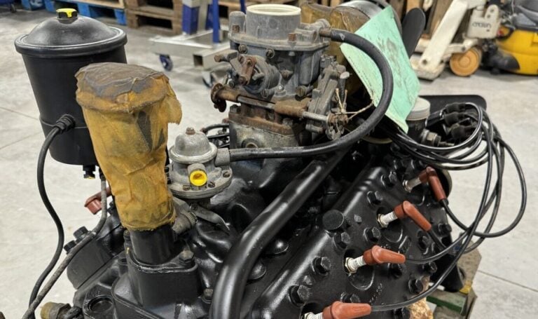 For Sale: A NOS French Ford Flathead V8 – Complete Engine