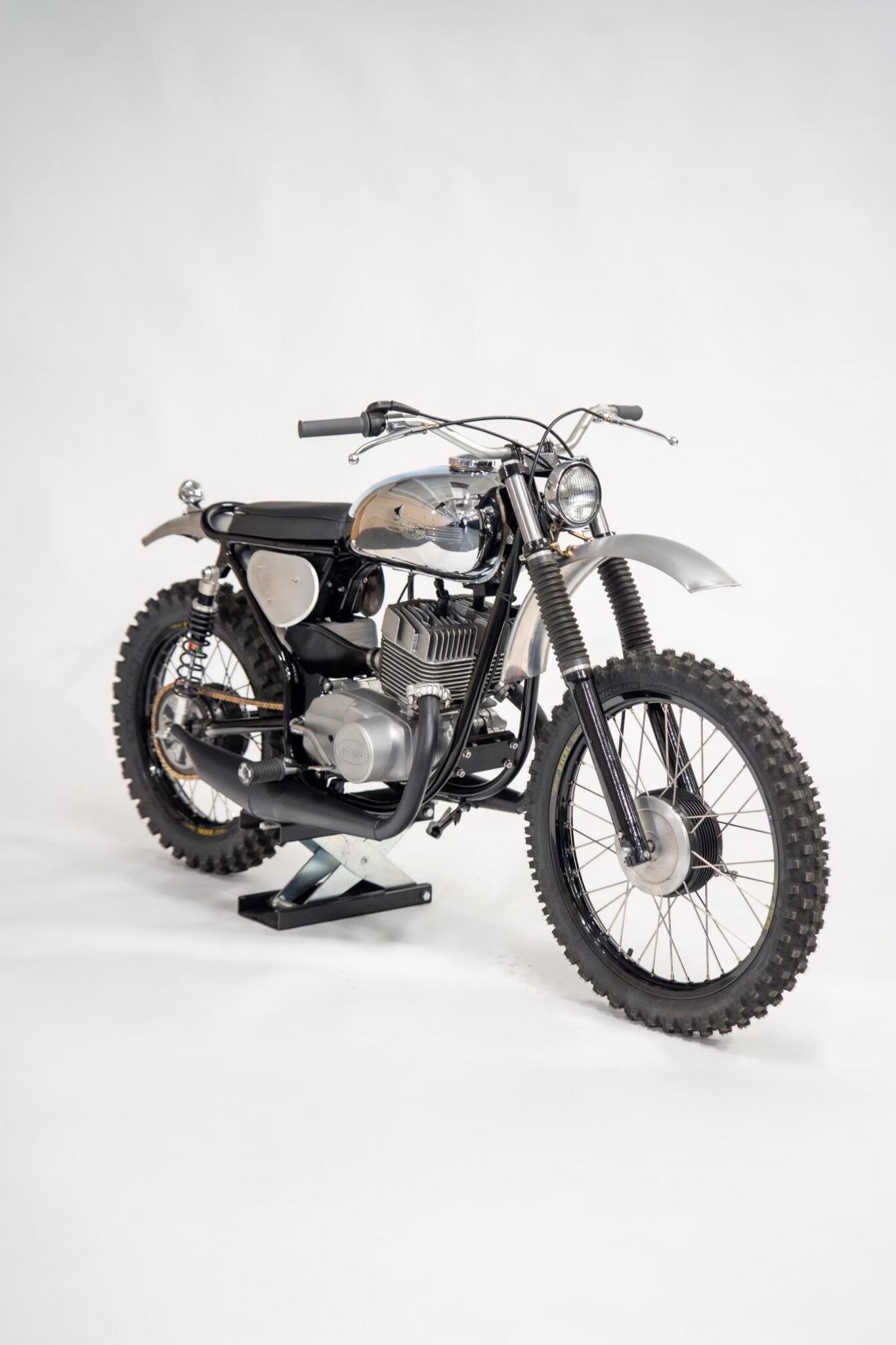 A Stunning Jawa Two-Stroke Scrambler By Thornton Hundred