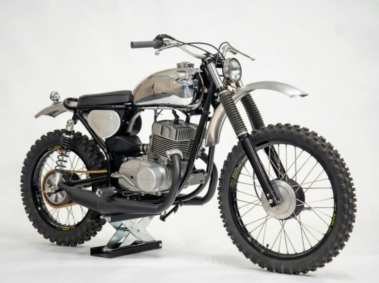 A Stunning Jawa Two-Stroke Scrambler By Thornton Hundred
