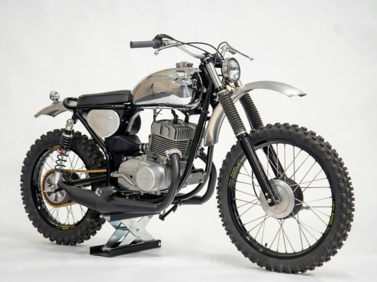 A Stunning Jawa Two-Stroke Scrambler By Thornton Hundred