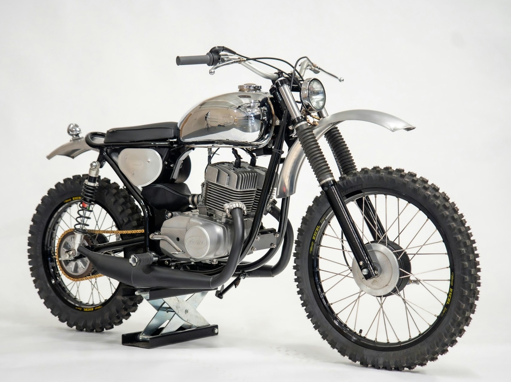 A Stunning Jawa Two-Stroke Scrambler By Thornton Hundred