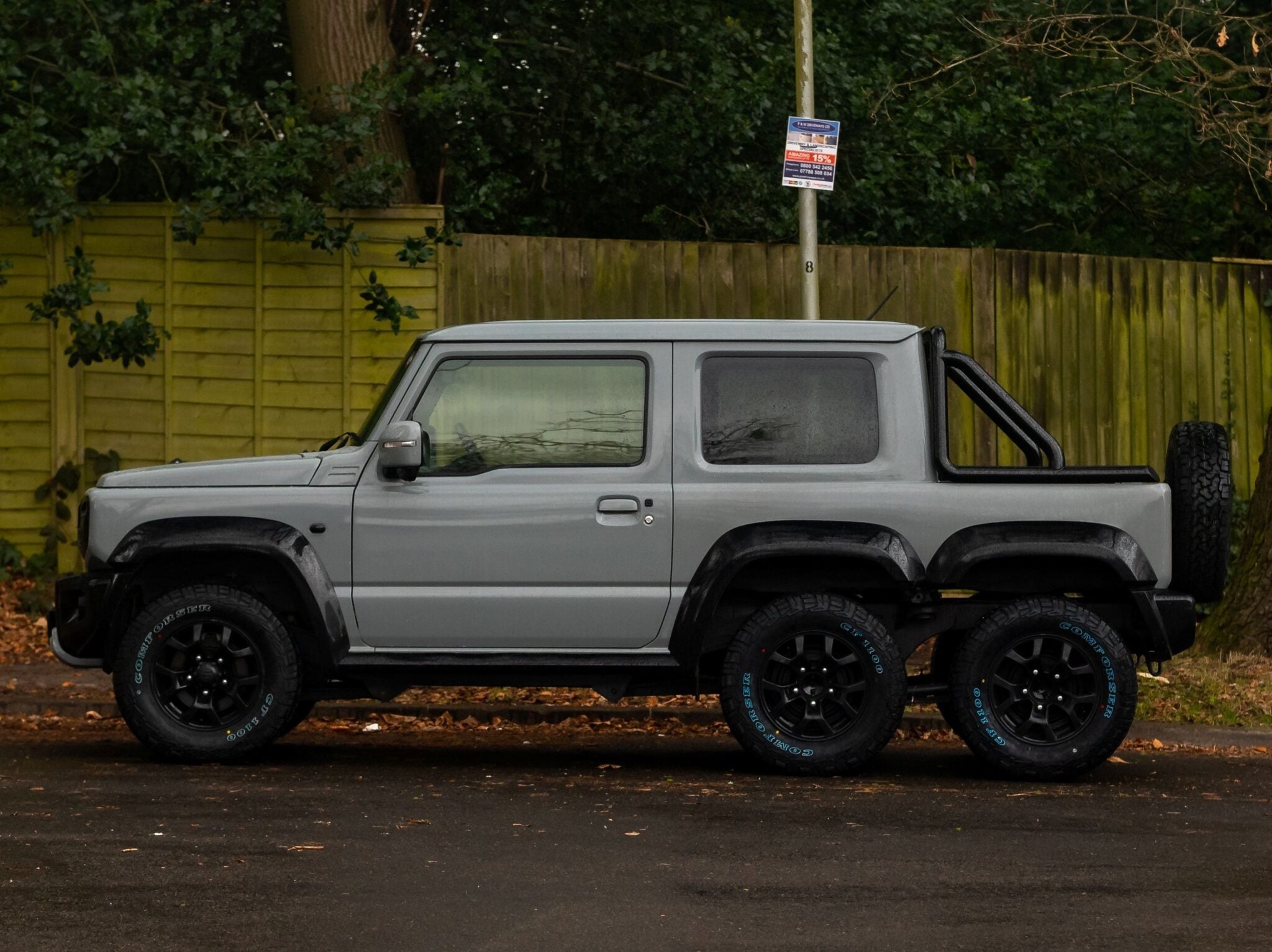 For Sale: A Suzuki Jimny Six-Wheeler!