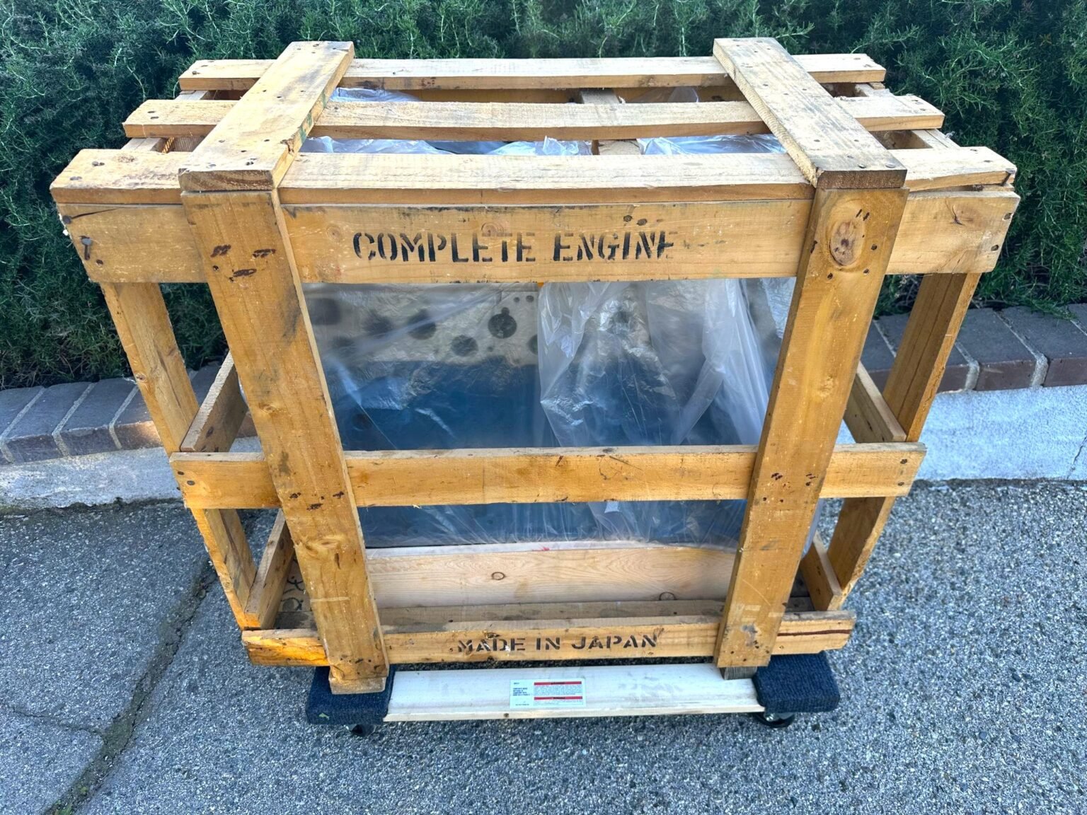 Still In The Factory Crate After 40+ Years: A Datsun L28 Crate Engine