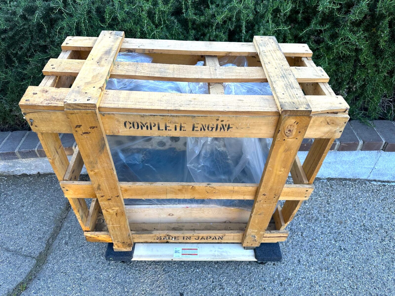Still In The Factory Crate After 40+ Years: A Datsun L28 Crate Engine