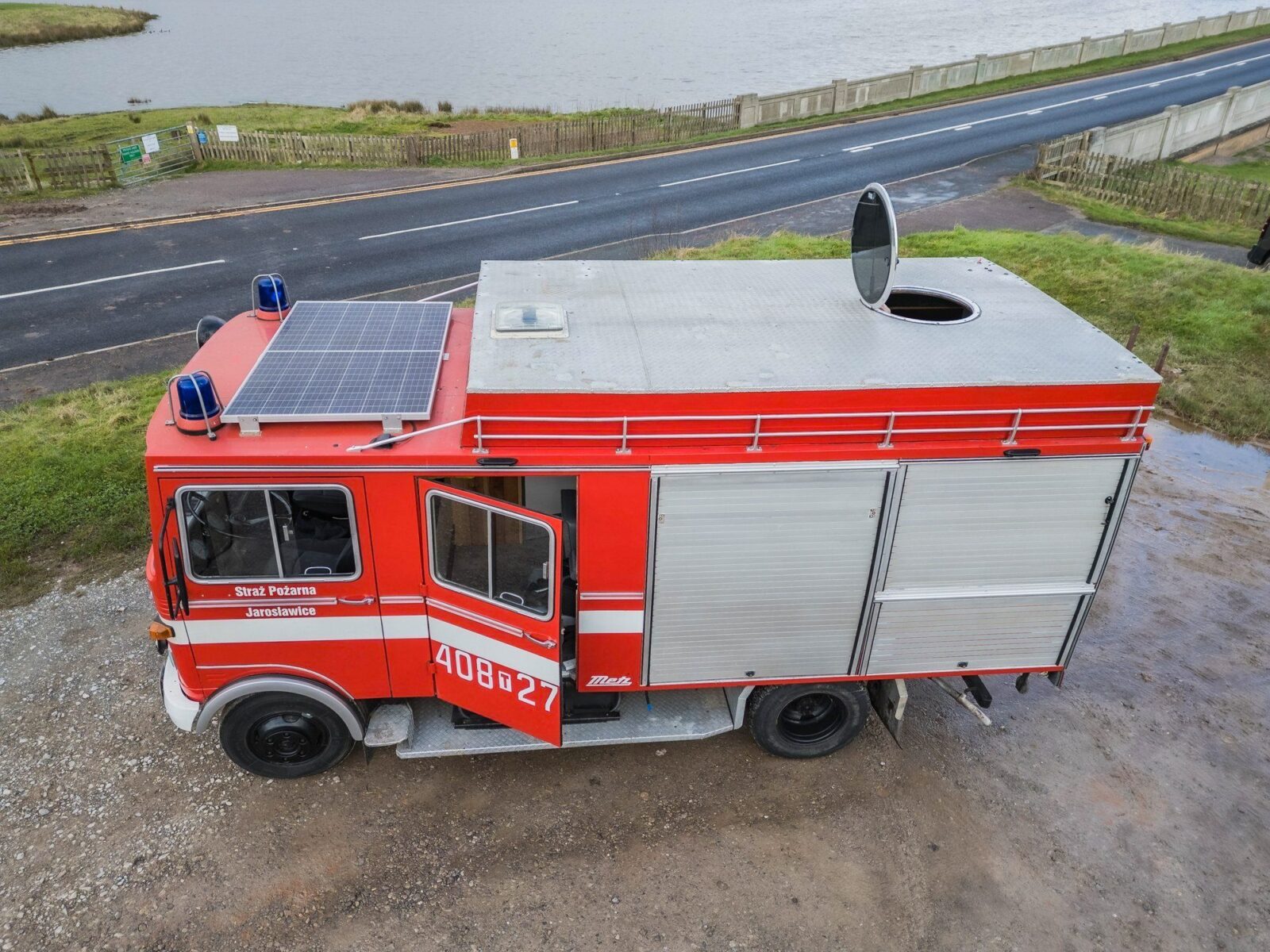 Hidden Camper Conversion: A Mercedes Fire Engine "Tap Truck"