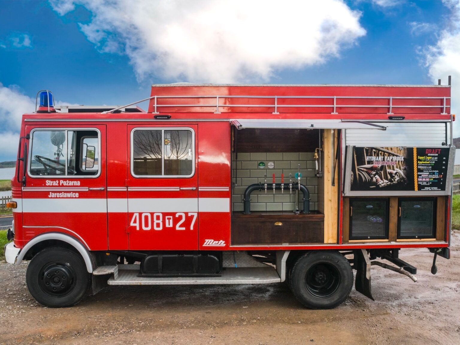 Hidden Camper Conversion: A Mercedes Fire Engine "Tap Truck"