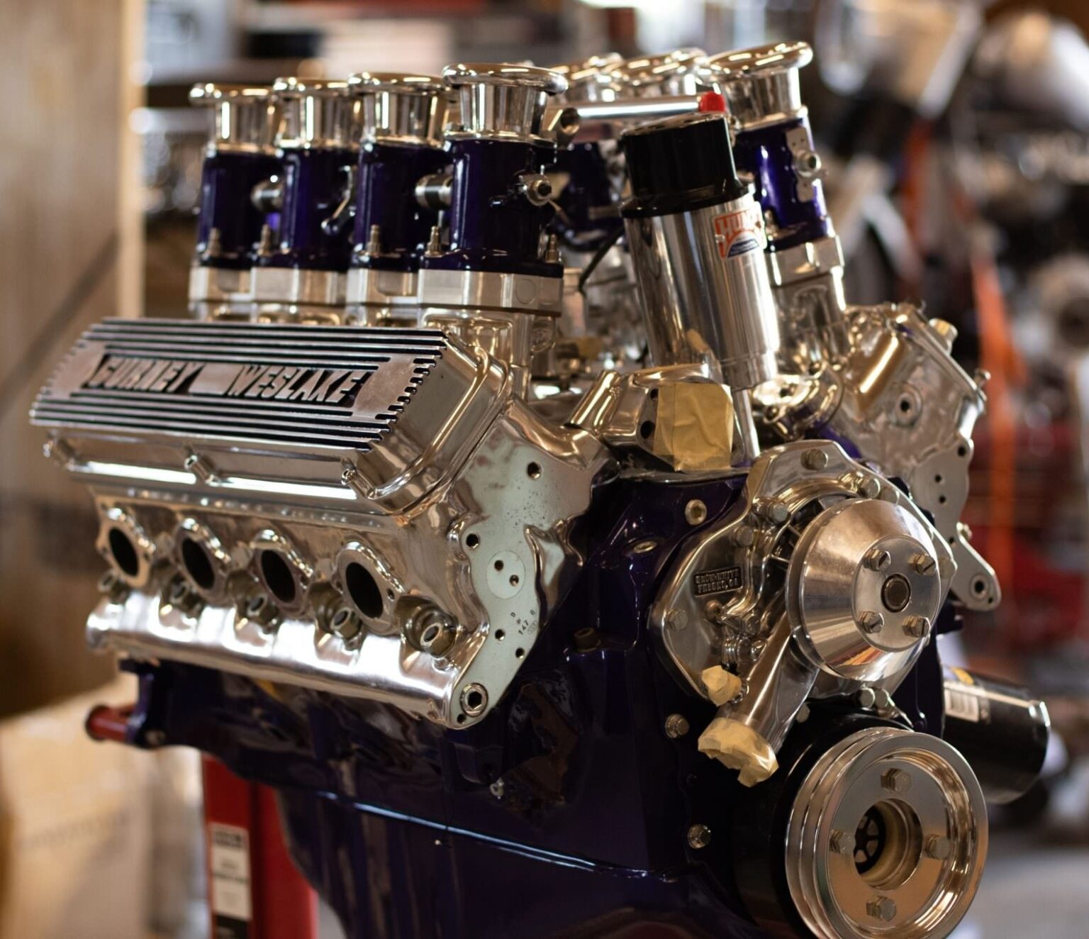 A John Beck "Gurney-Weslake" Ford Cleveland 351 V8 Crate Engine