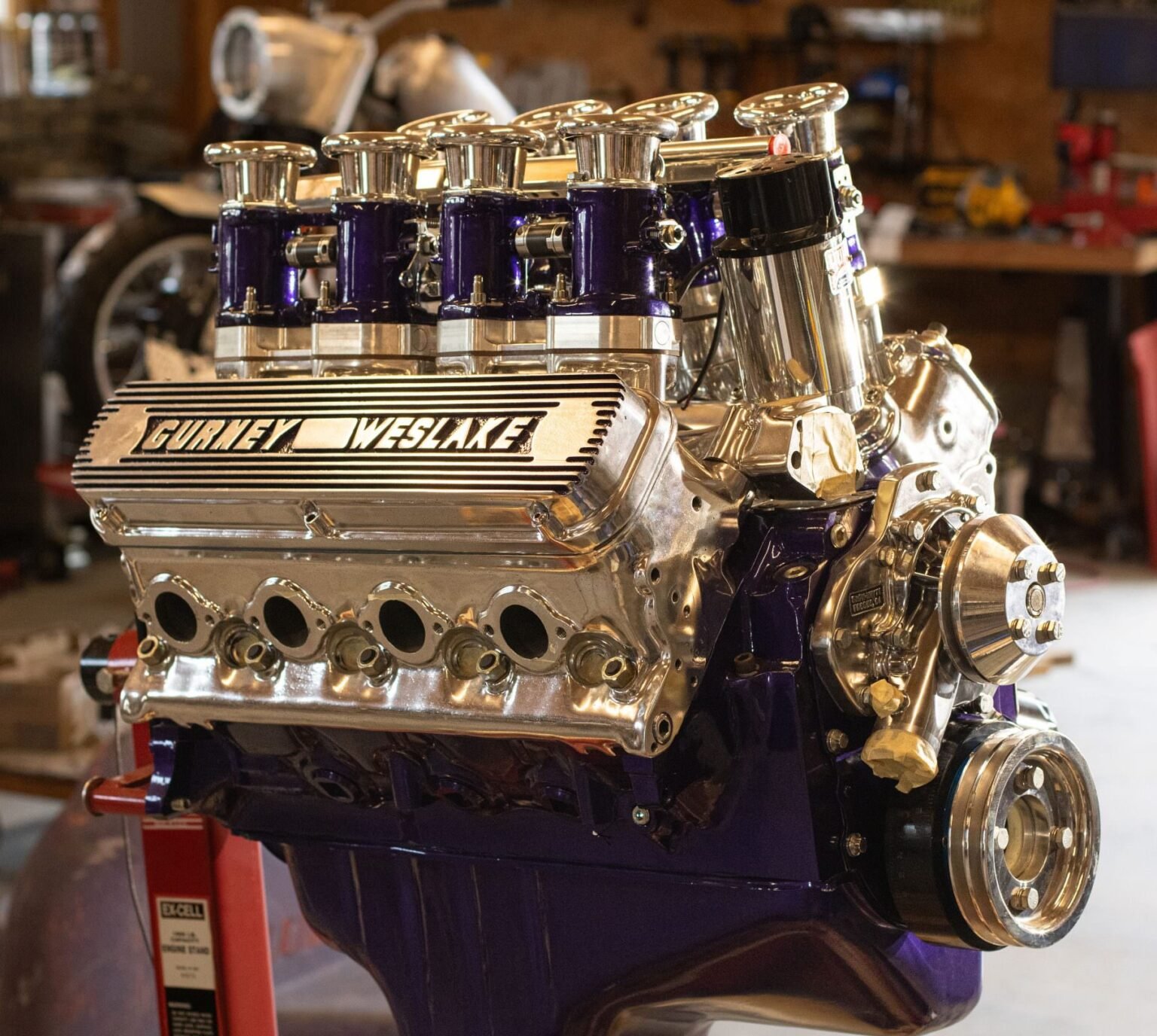 A John Beck "Gurney-Weslake" Ford Cleveland 351 V8 Crate Engine