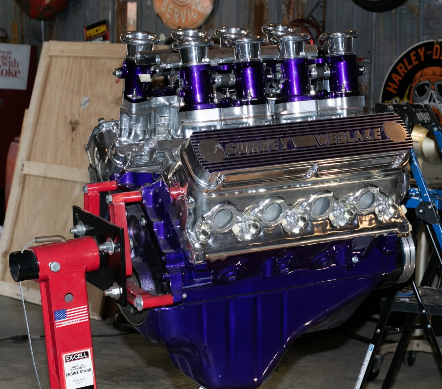 A John Beck "Gurney-Weslake" Ford Cleveland 351 V8 Crate Engine