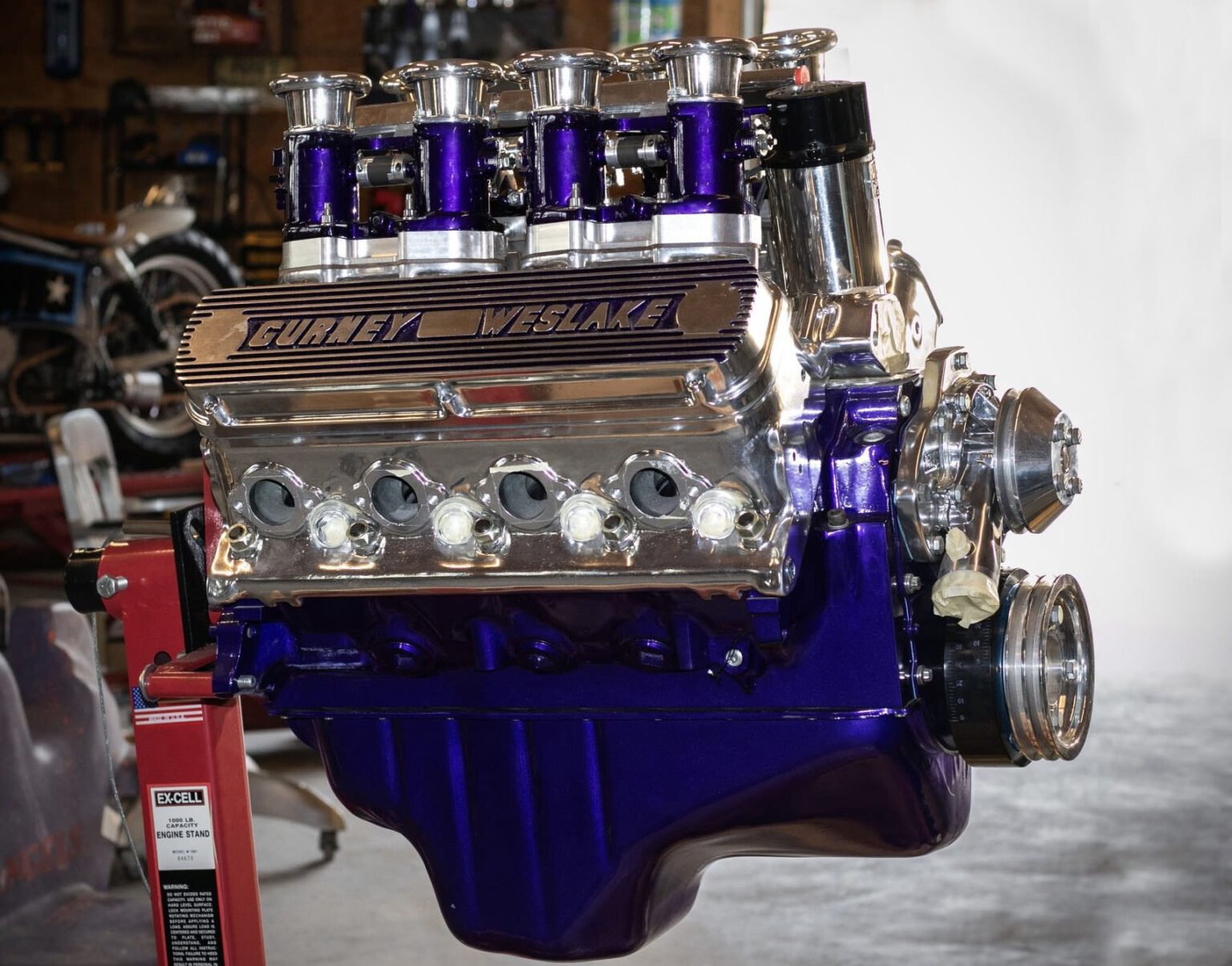 A John Beck "Gurney-Weslake" Ford Cleveland 351 V8 Crate Engine