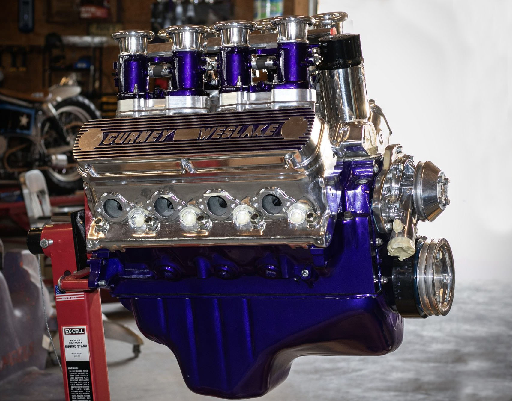 A John Beck "Gurney-Weslake" Ford Cleveland 351 V8 Crate Engine