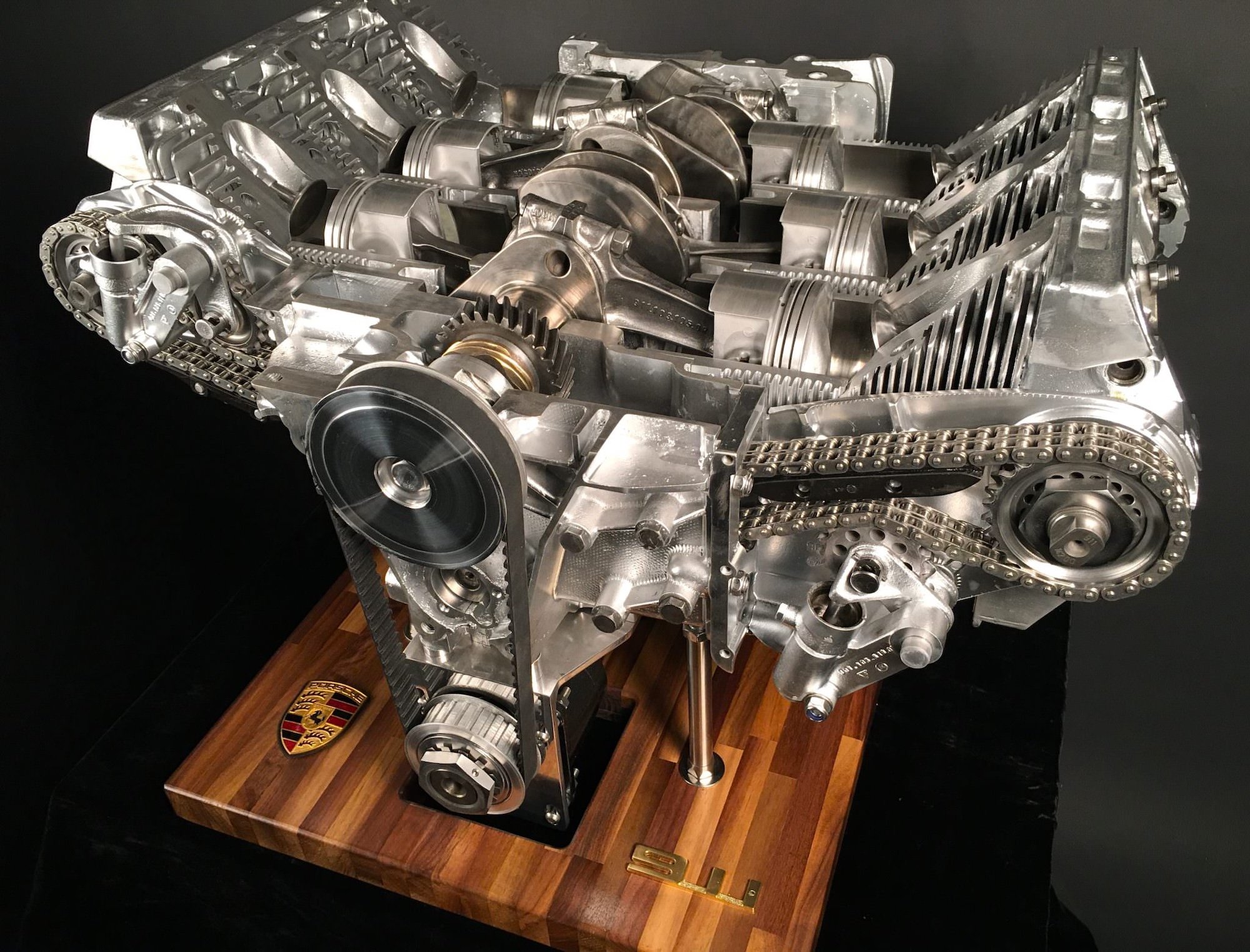 For Sale: A Porsche 911 Engine Transformed Into An Incredible "Kinetic ...