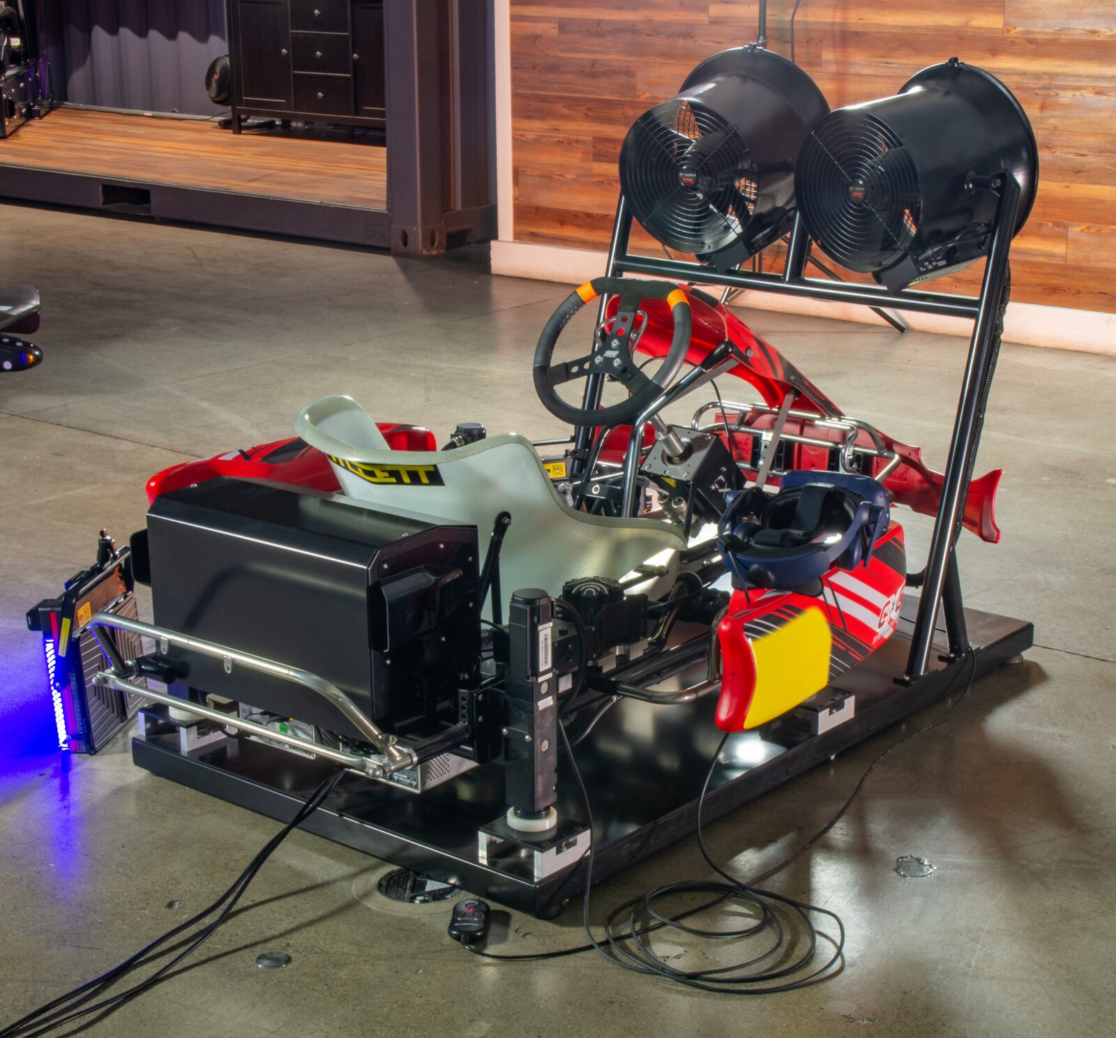 There's A Full Motion Kart Simulator For Sale