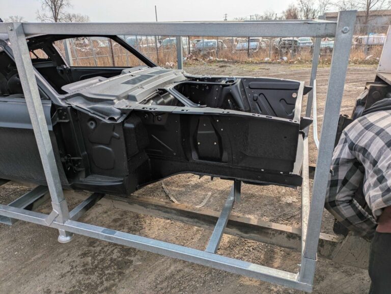 Still In The Factory Crate! A Brand New 1967 Mustang Fastback Body Shell