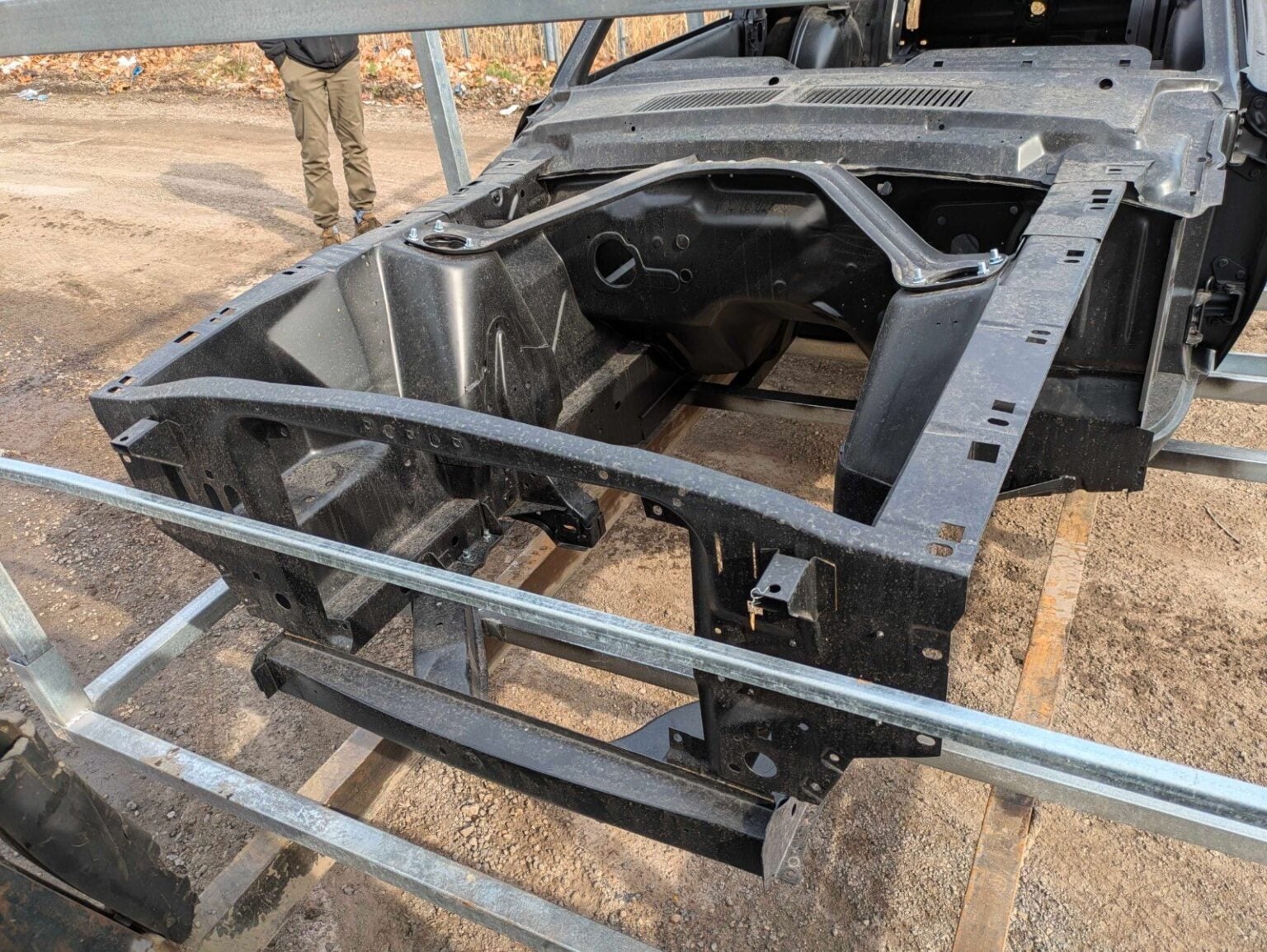 Still In The Factory Crate! A Brand New 1967 Mustang Fastback Body Shell
