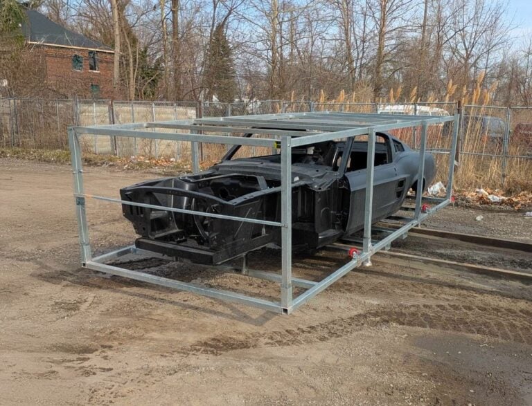 Still In The Factory Crate! A Brand New 1967 Mustang Fastback Body Shell