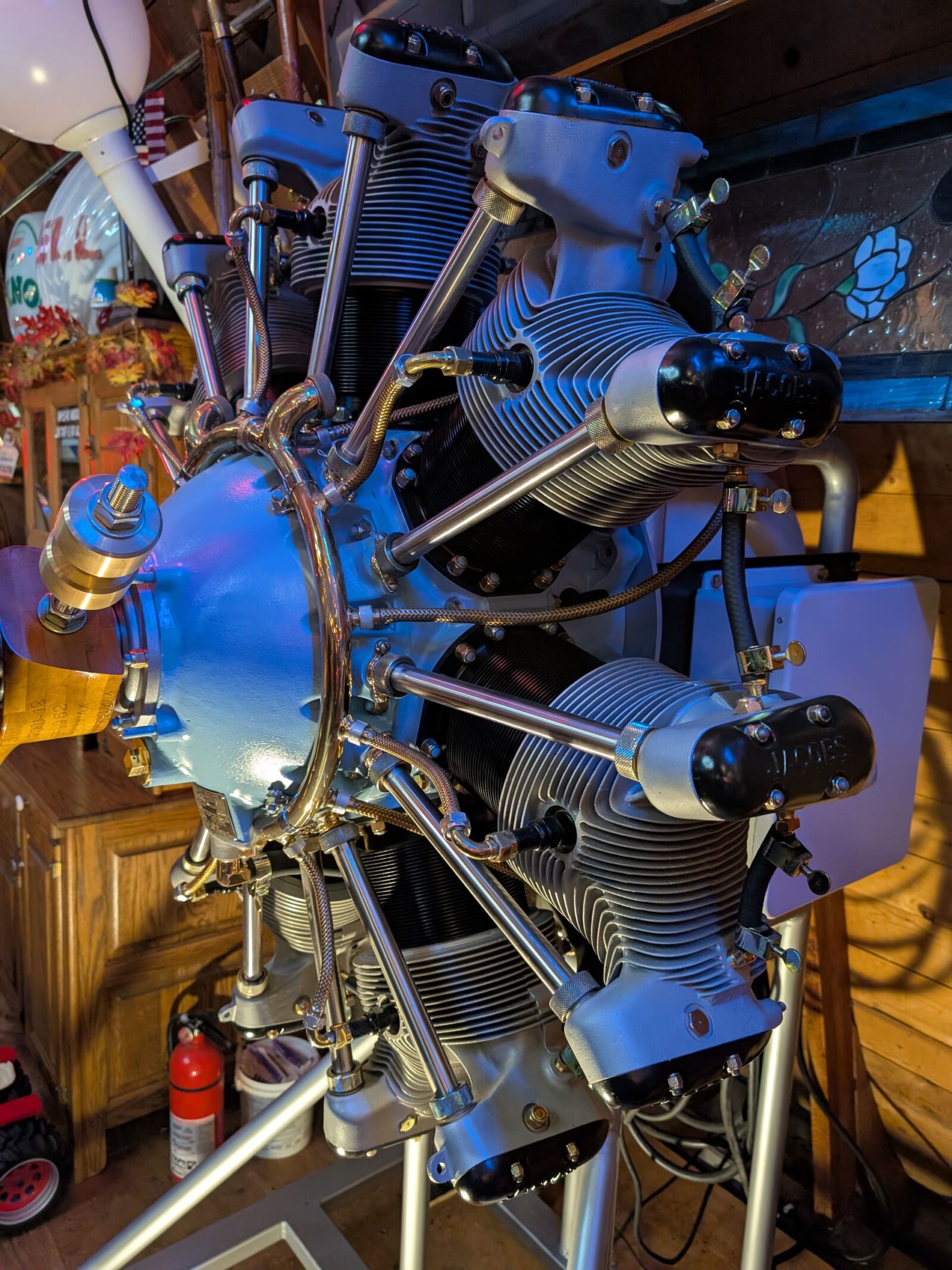 A WWII Radial Engine Clock (The Propellers Are The Clock Hands)