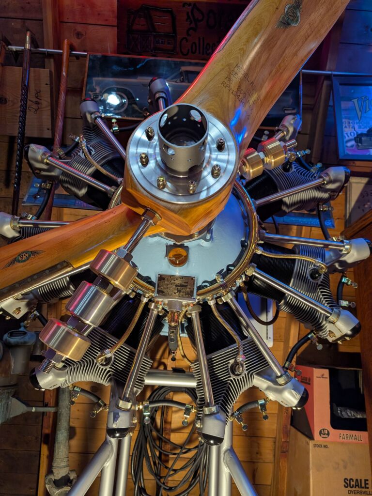 A WWII Radial Engine Clock (The Propellers Are The Clock Hands)