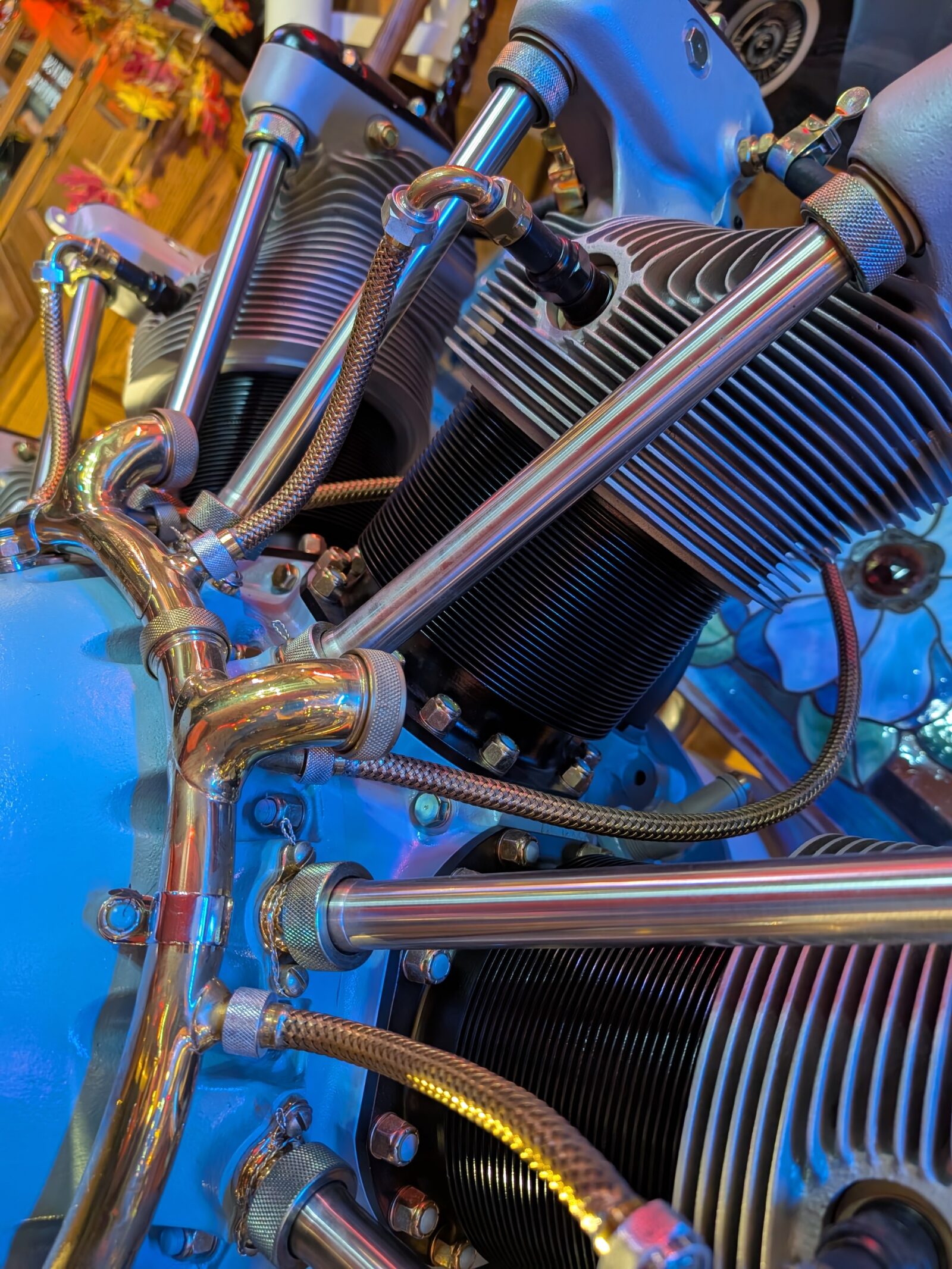 A WWII Radial Engine Clock (The Propellers Are The Clock Hands)