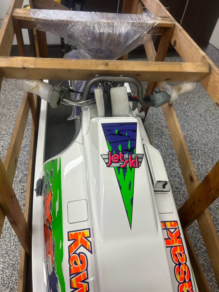 Still In The Factory Crate After 30+ Years! A 1995 Kawasaki X2 Jet Ski