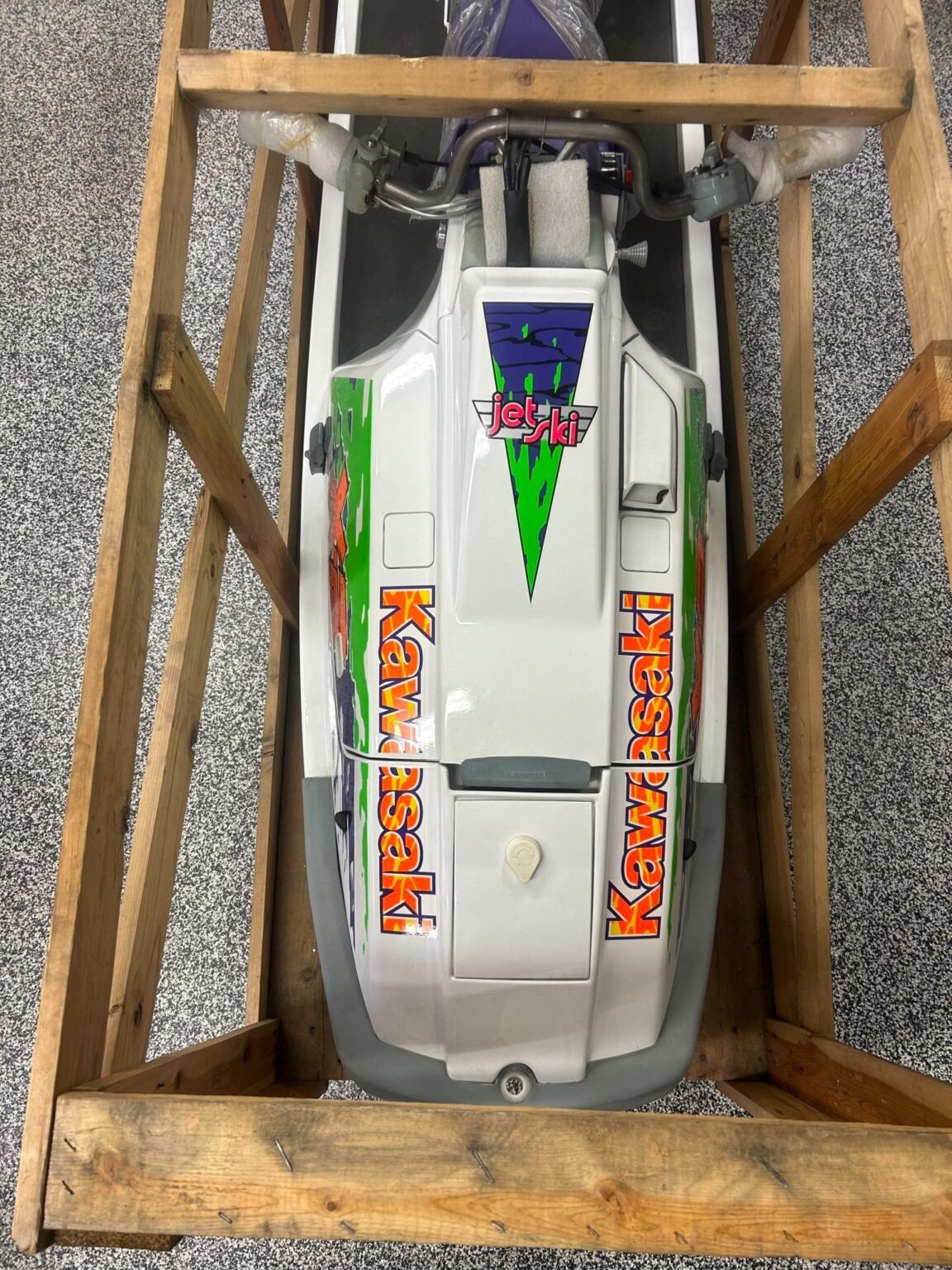 Still In The Factory Crate After 30+ Years! A 1995 Kawasaki X2 Jet Ski