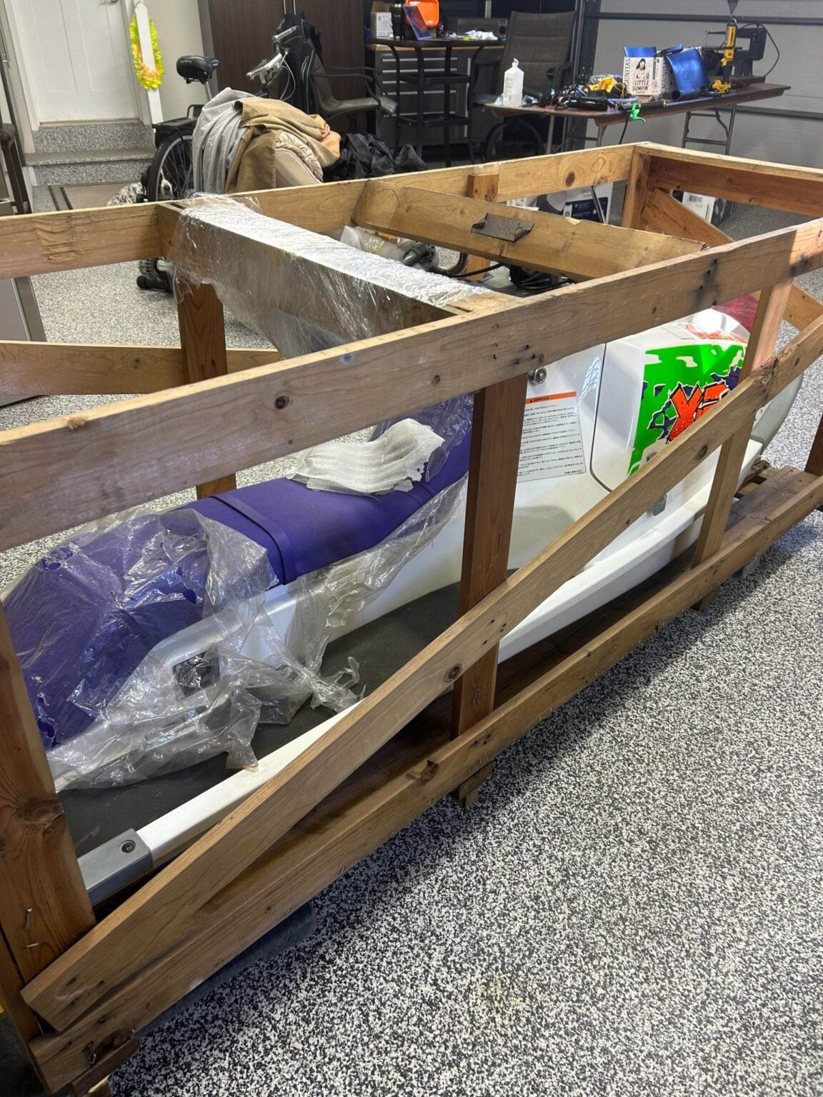 Still In The Factory Crate After 30+ Years! A 1995 Kawasaki X2 Jet Ski