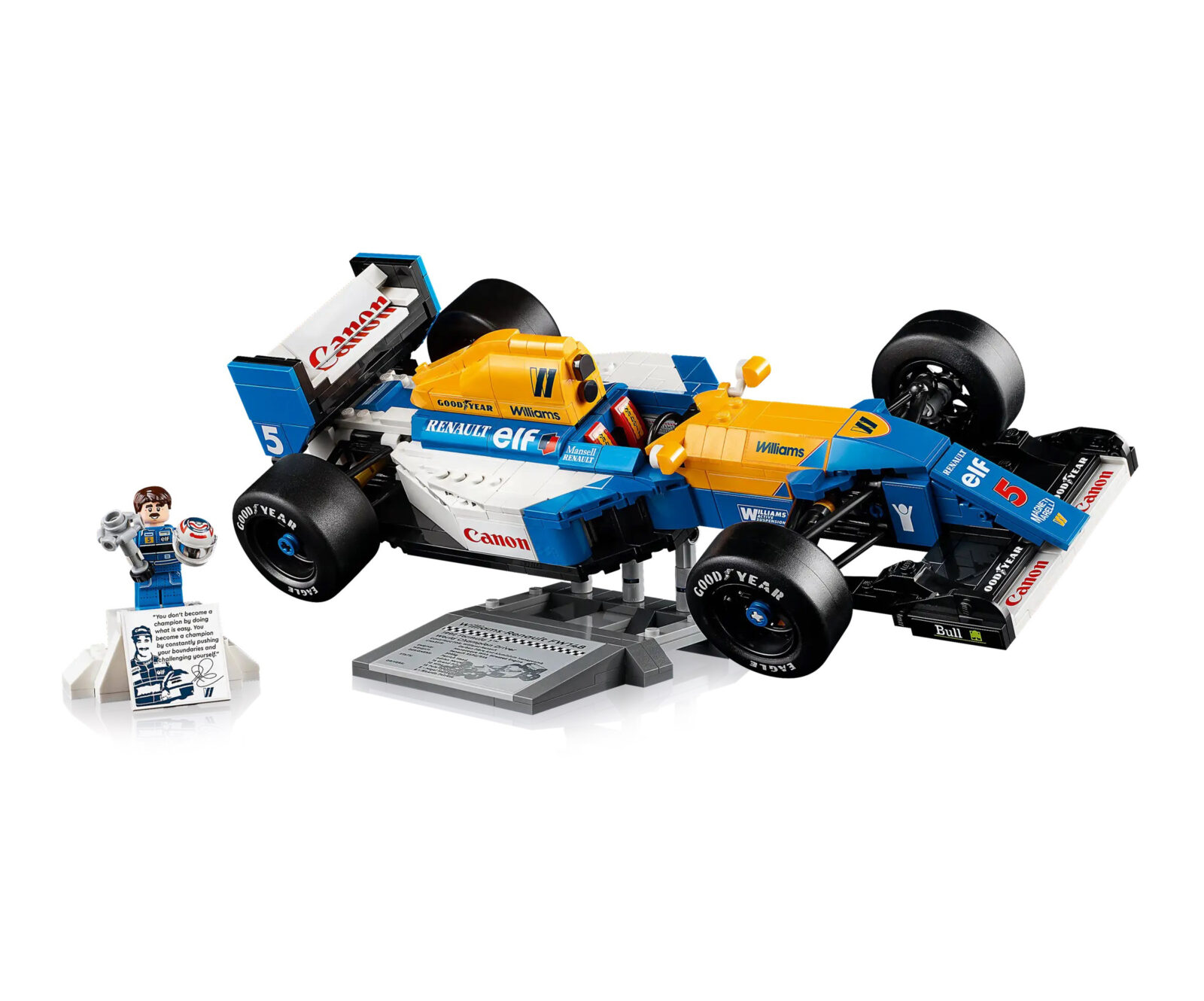 The Incredible New Lego Williams FW14B F 1 Car (And Nigel Mansell)