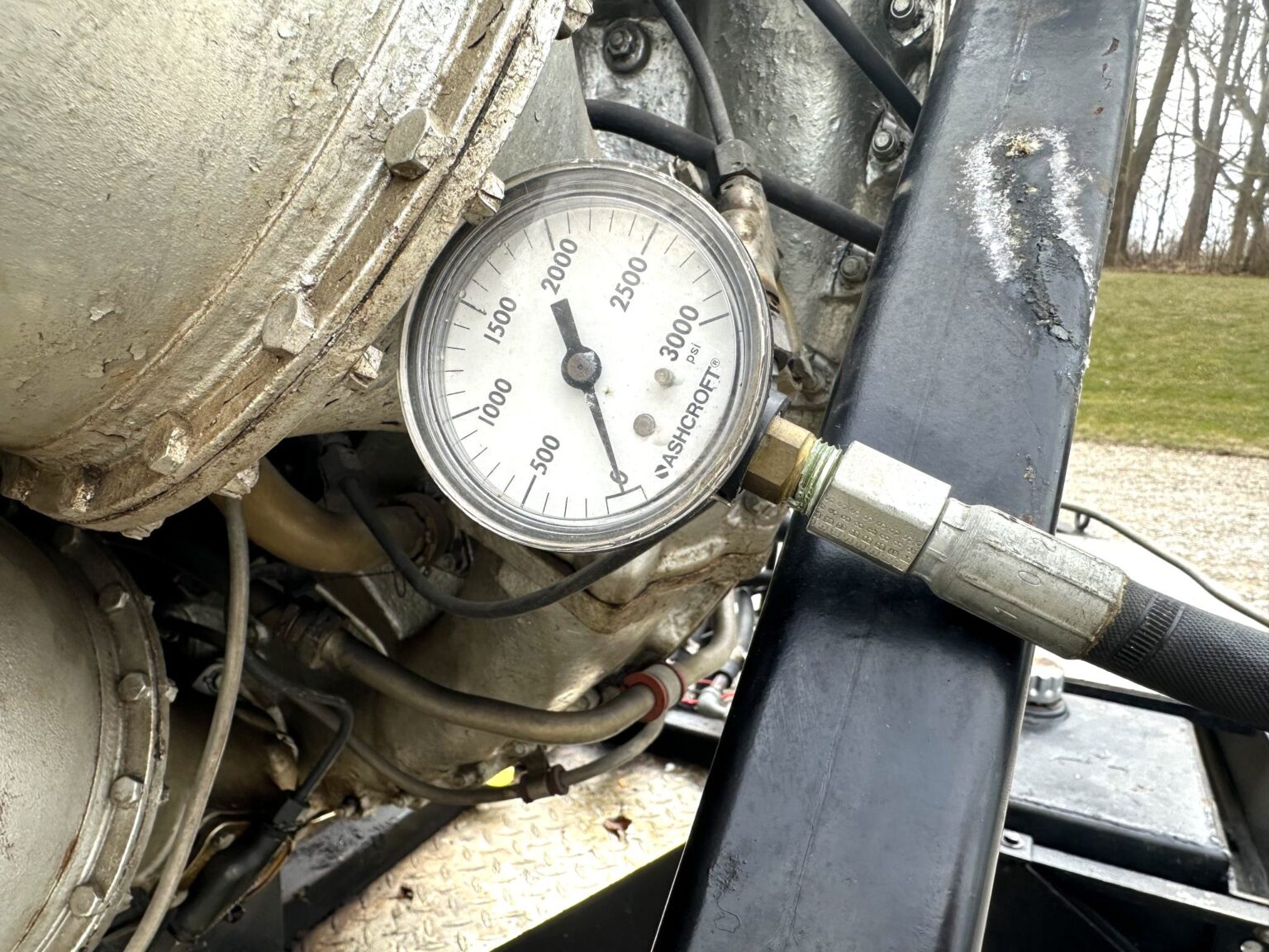 A Motorlet M-701 Turbojet Engine On A Test Run Trailer