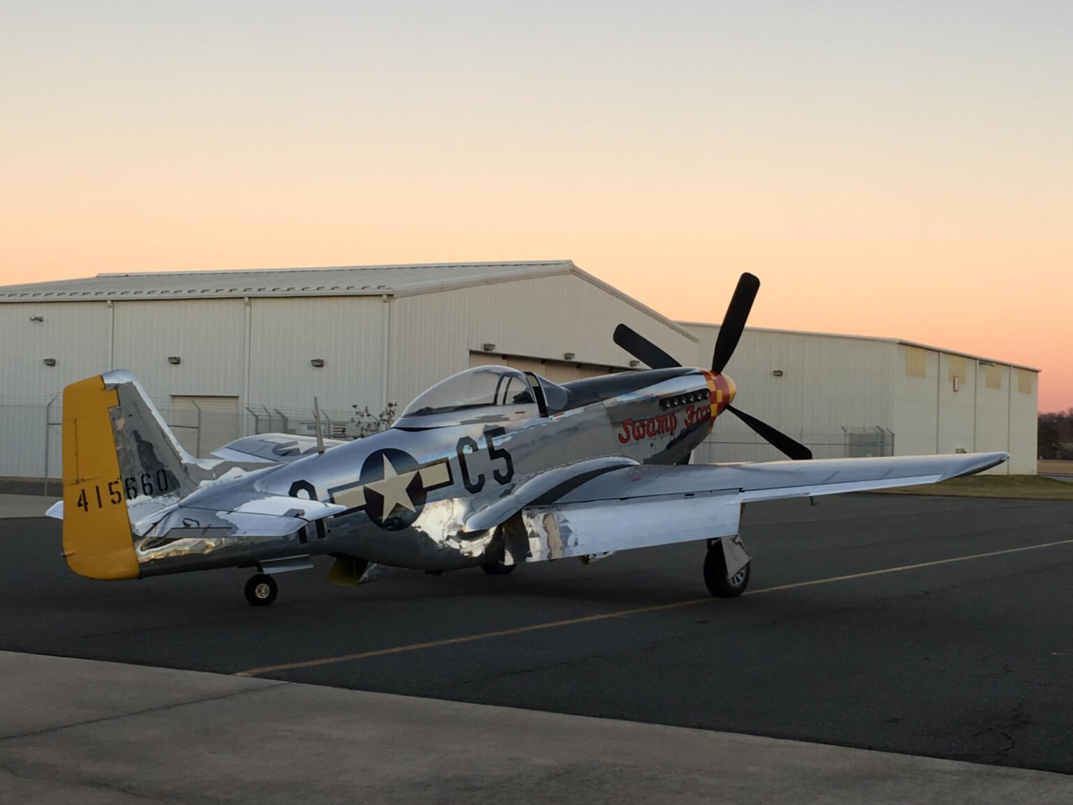 For Sale: A WWII P-51D Mustang Fighter Plane - "Swamp Fox"