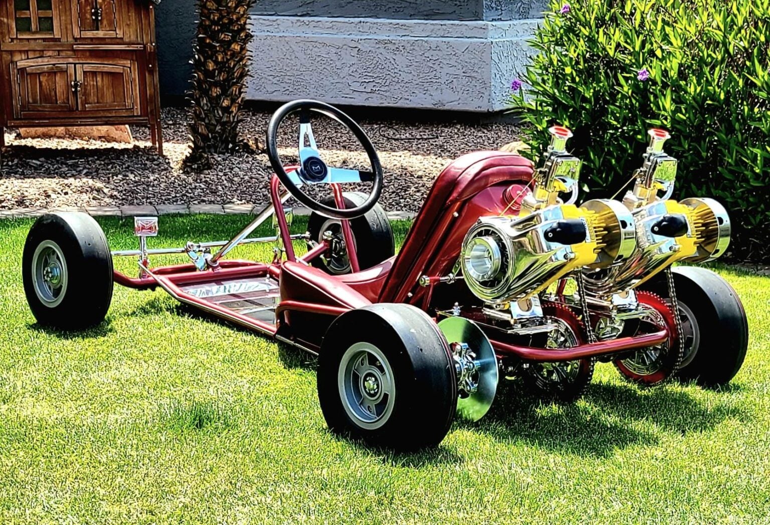 Twin-Engined! A Vintage 1962 McCulloch 200 Go-Kart For Sale