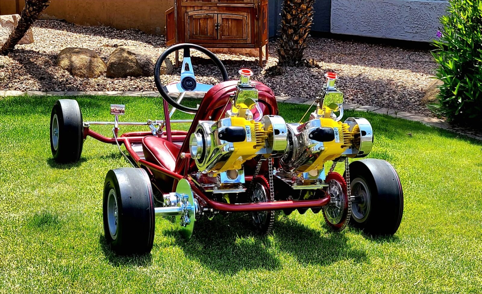 Twin-Engined! A Vintage 1962 McCulloch 200 Go-Kart For Sale