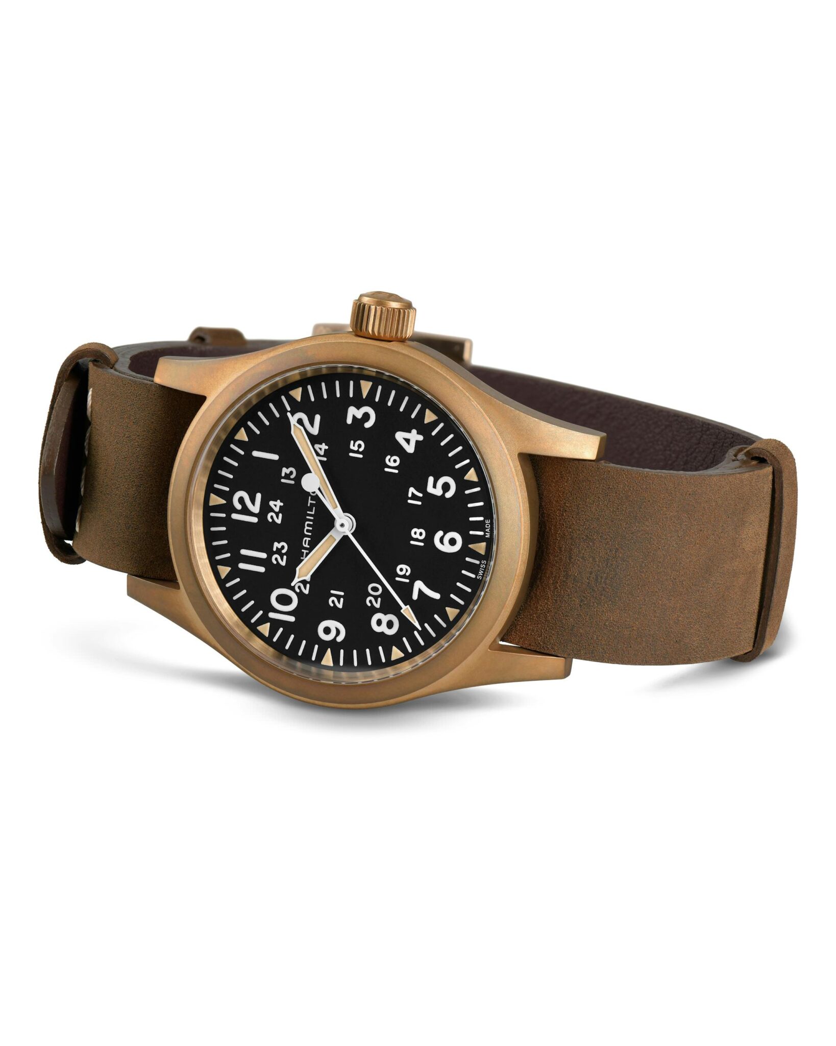 Made In Switzerland: The Hamilton Mechanical Bronze Khaki Field Watch