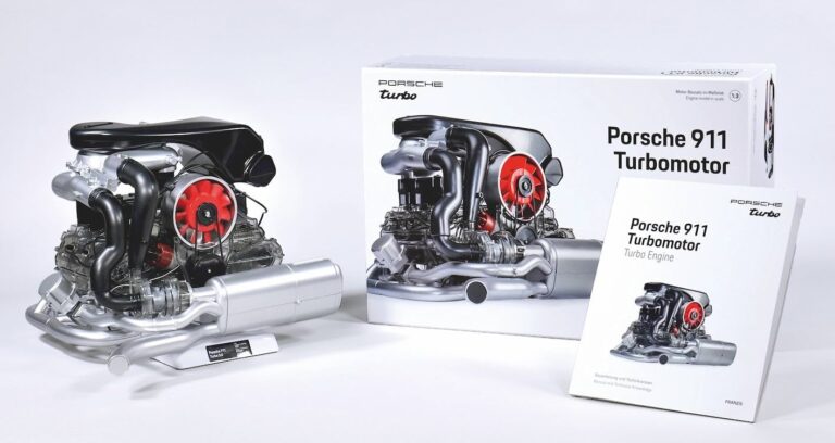 1:3 Scale: A Build-It-Yourself Porsche 911 Turbo Engine Kit