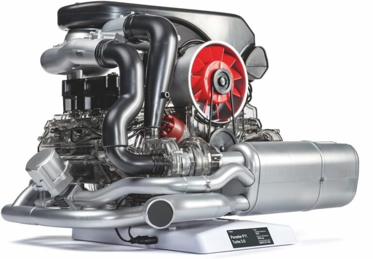 1:3 Scale: A Build-It-Yourself Porsche 911 Turbo Engine Kit