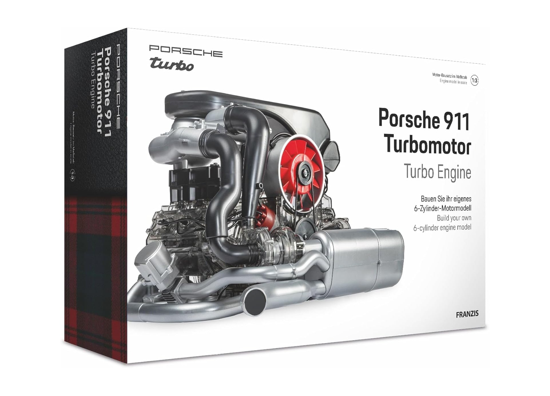 1:3 Scale: A Build-It-Yourself Porsche 911 Turbo Engine Kit