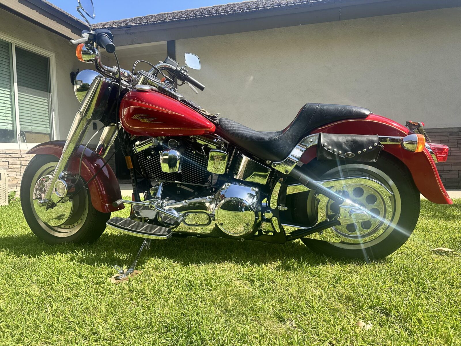 Owned By George Foreman For 30 Years: A 1992 Harley-Davidson Fat Boy