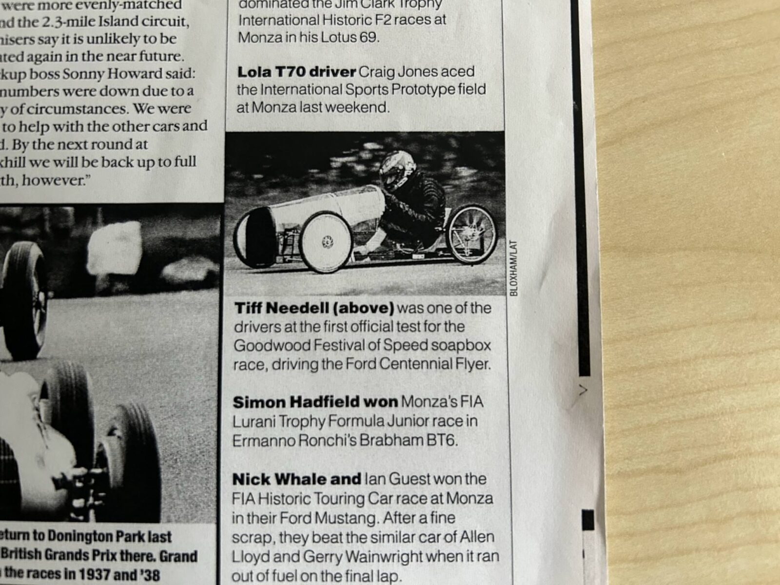 A Gravity Racer Developed Under Peter Stevens + Driven By Tiff Needell