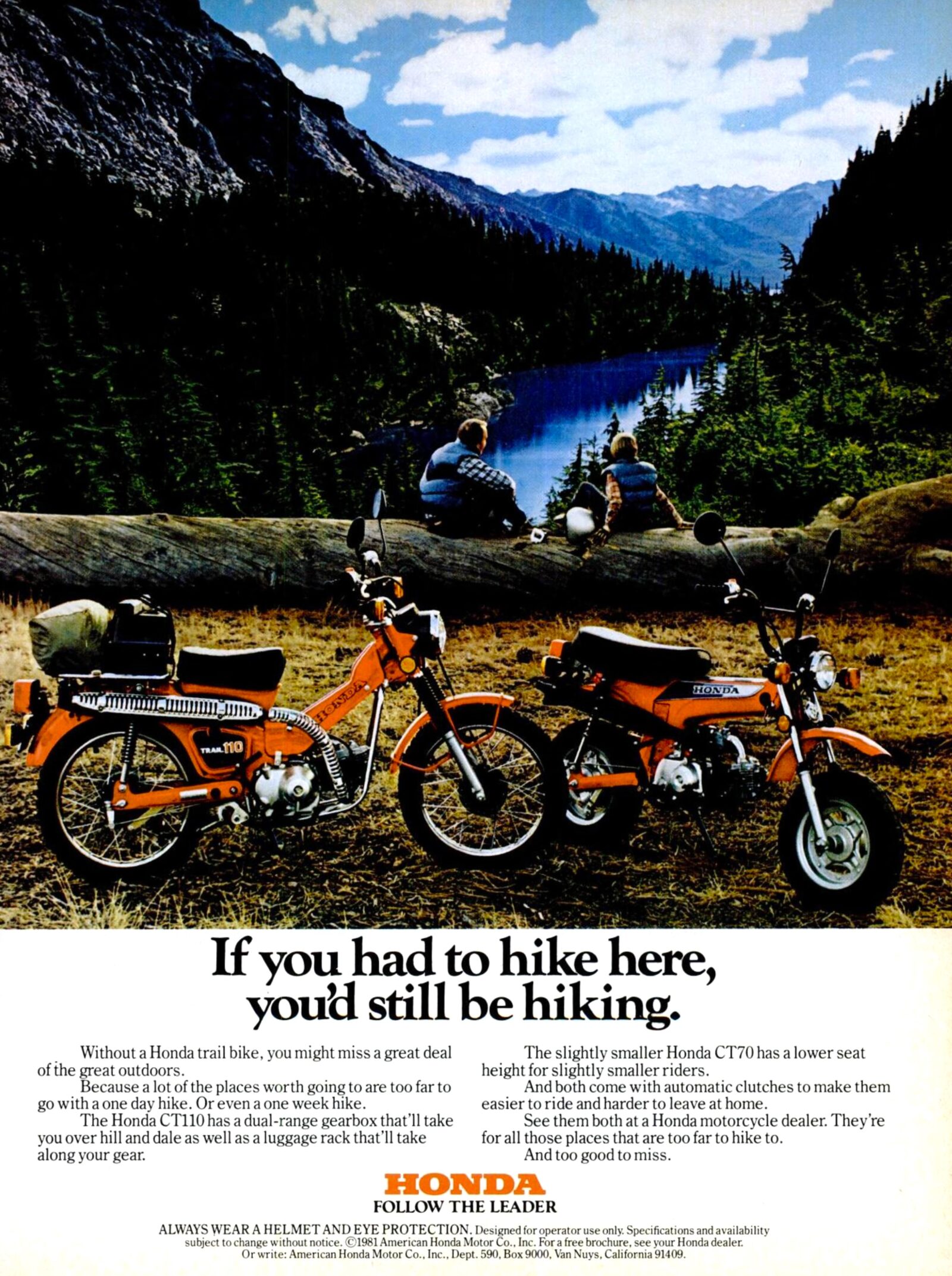 For Sale As A Package: A Pair Of Time Capsule-Grade Honda CT70 Trails