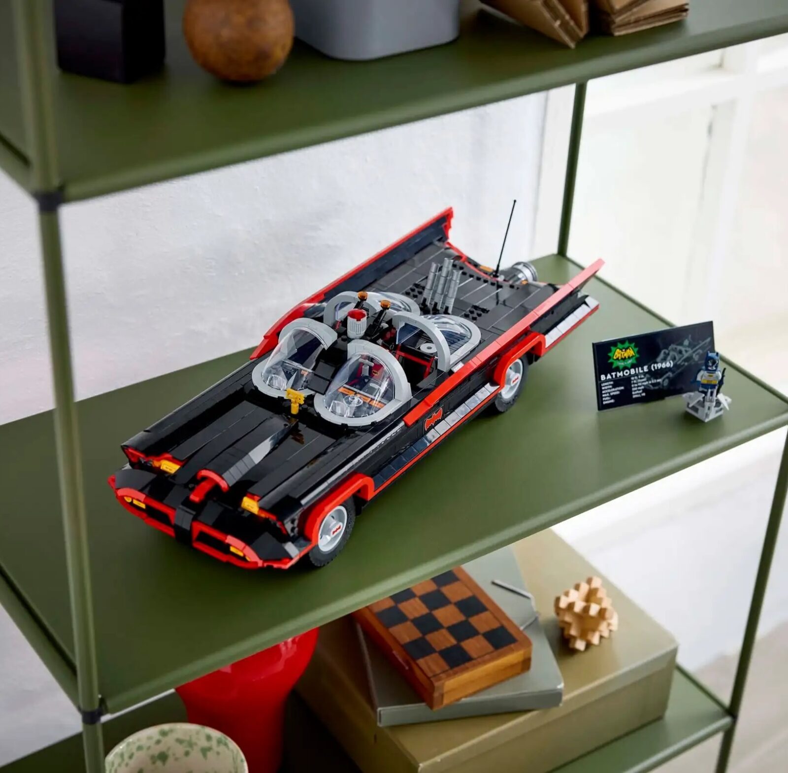 The Half-Meter-Long Lego 1966 Batmobile™ Kit: 1,822 Pieces