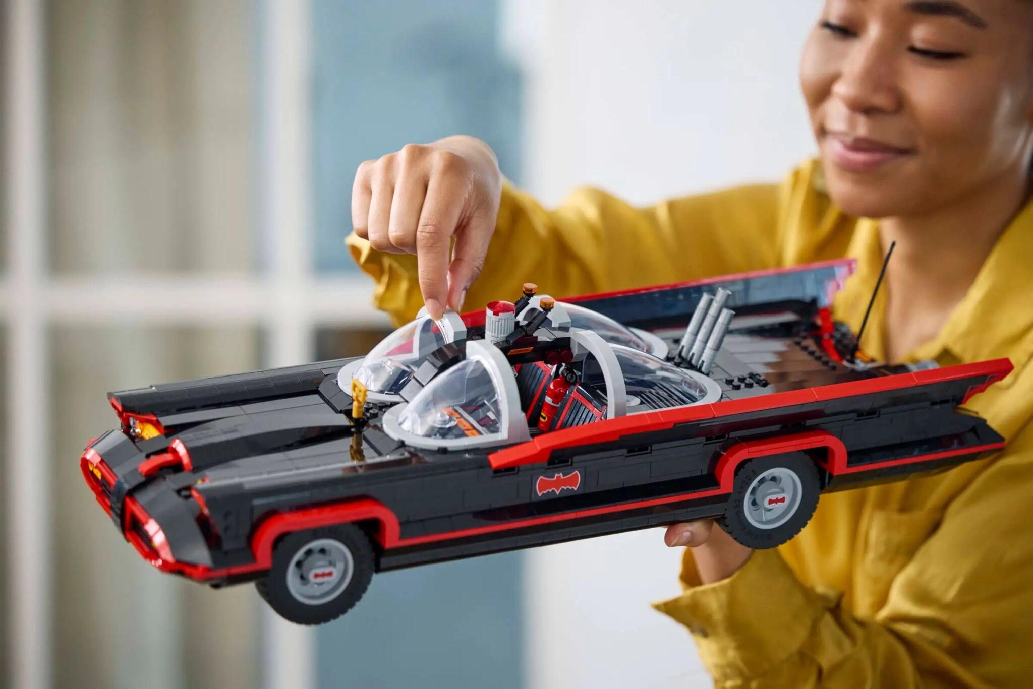 The Half-Meter-Long Lego 1966 Batmobile™ Kit: 1,822 Pieces