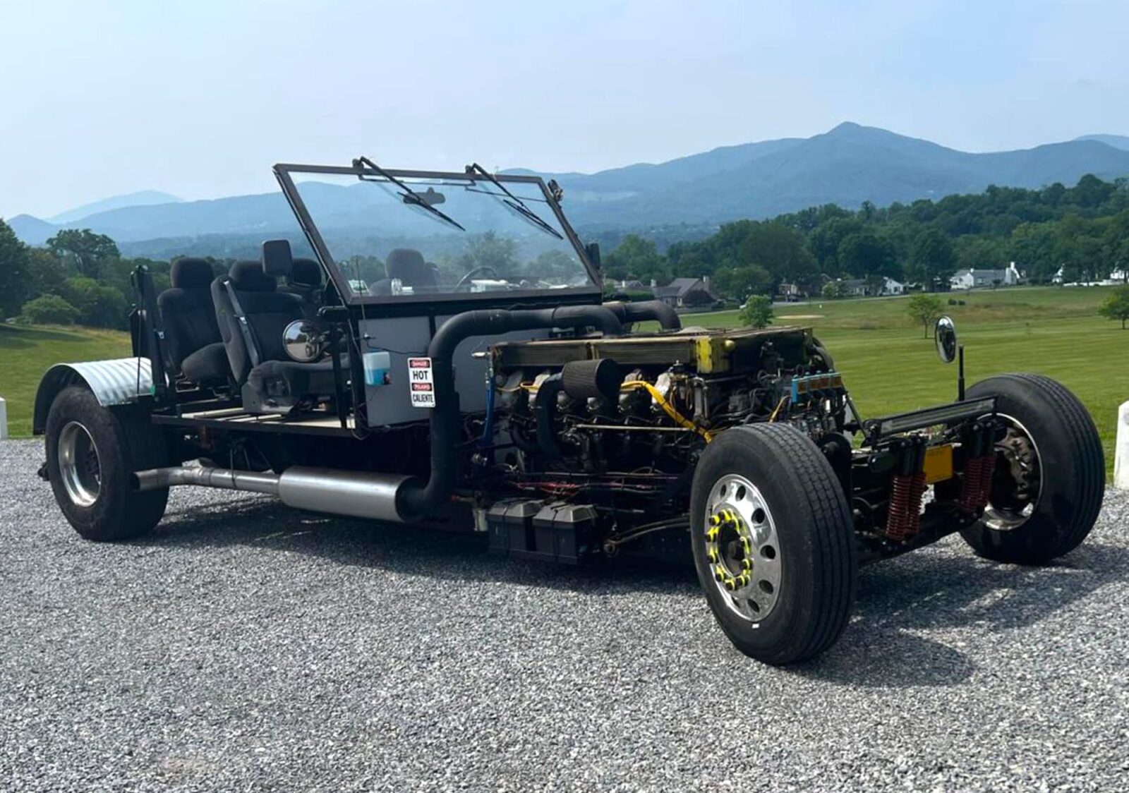 A 29.3 Liter V12 Patton Tank Engine-Powered Roadster