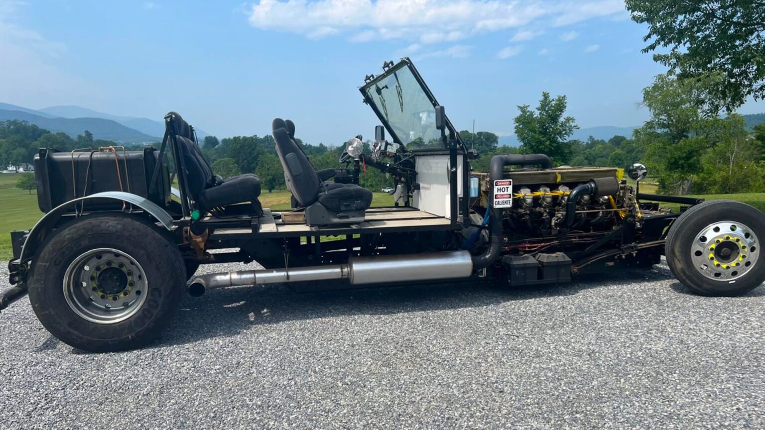 A 29.3 Liter V12 Patton Tank Engine-Powered Roadster