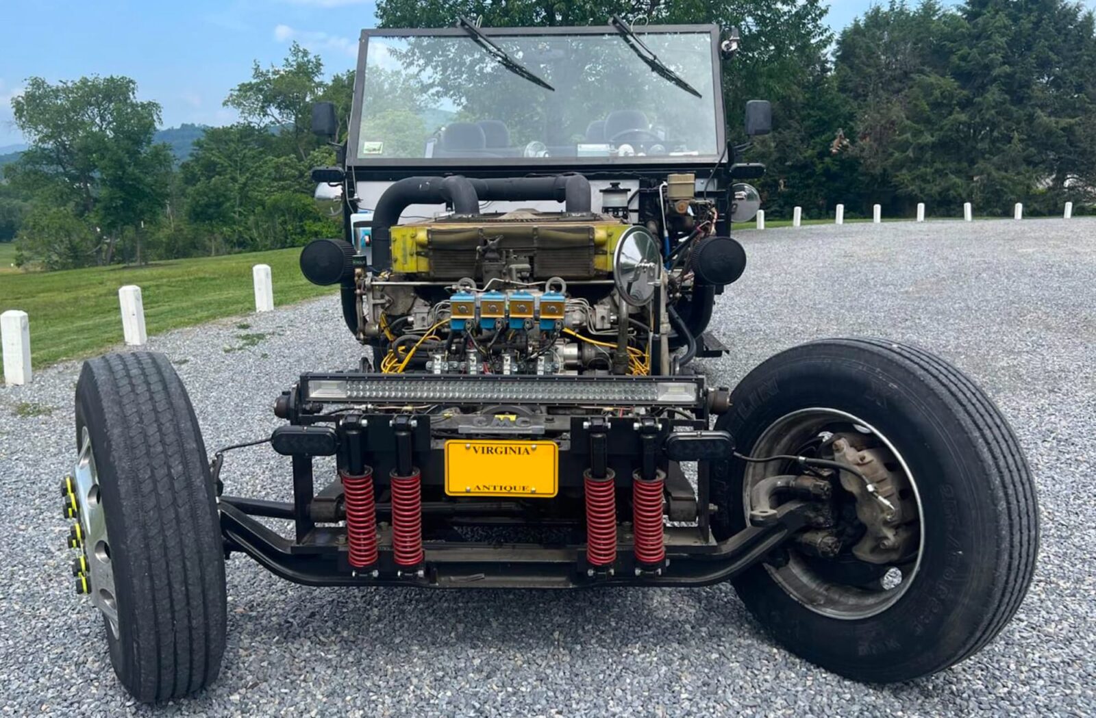 A 29.3 Liter V12 Patton Tank Engine-Powered Roadster