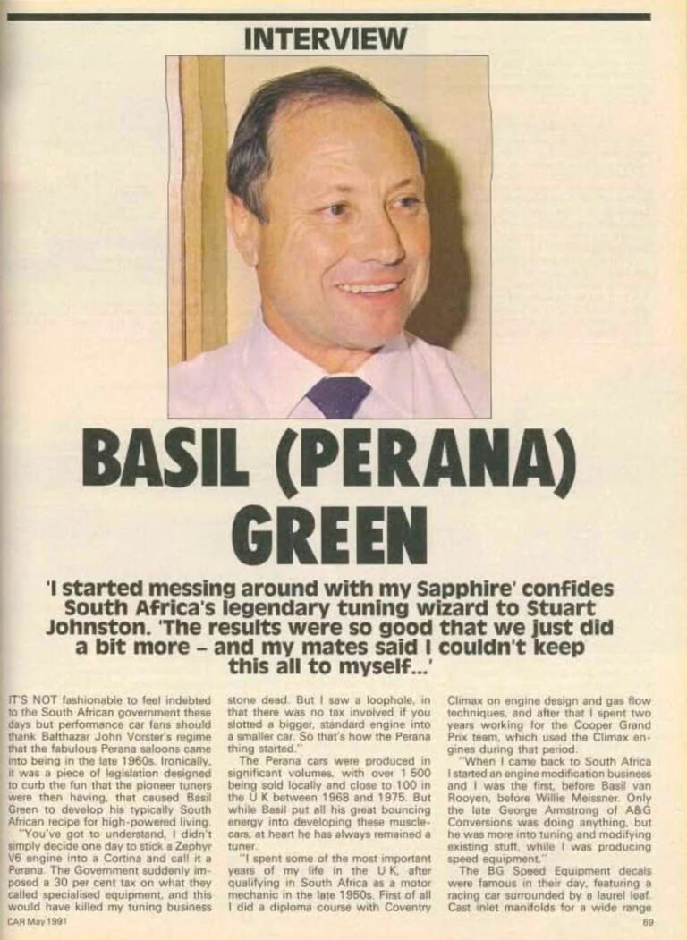 The Ford Capri Perana V8: South Africa’s 281 BHP Homologation Special