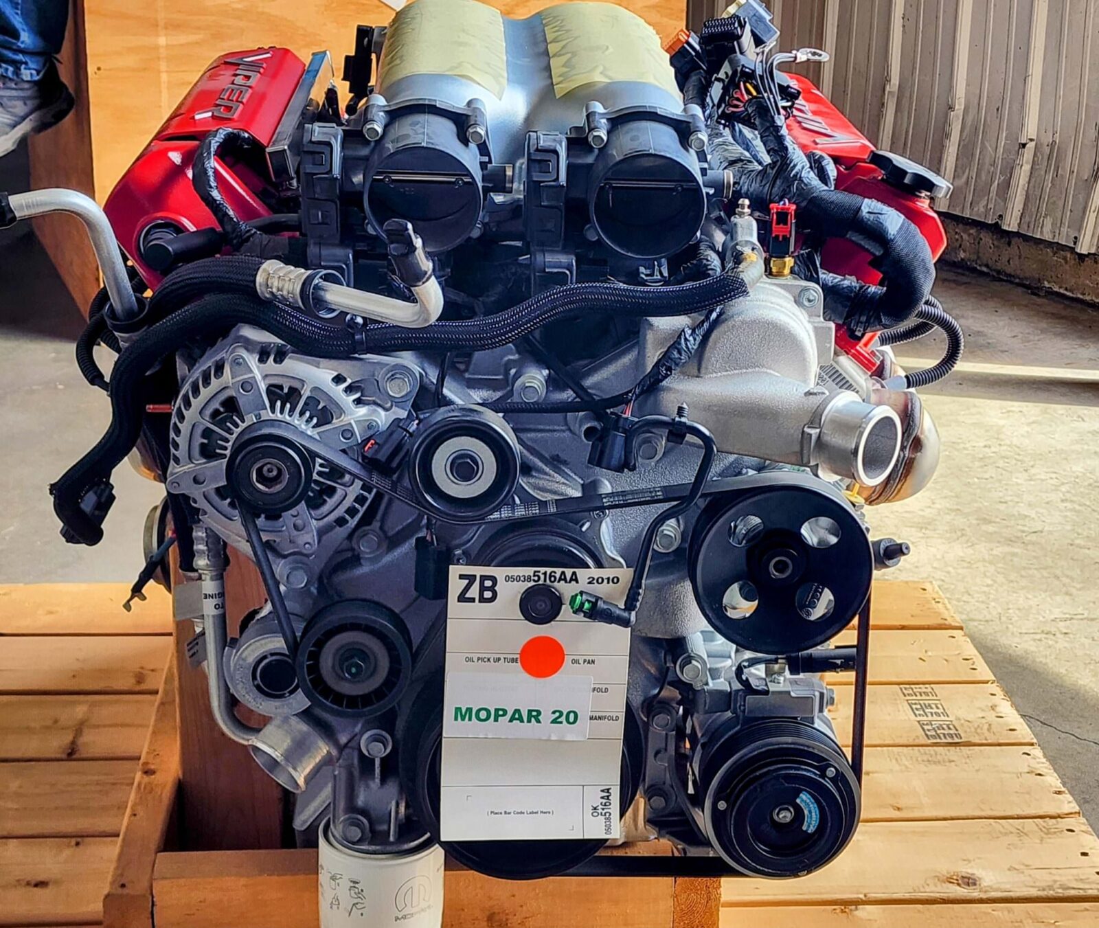There's A New-Old-Stock Dodge Viper V10 Crate Engine For Sale
